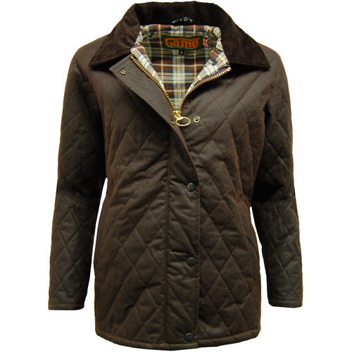 Game Zara Quilted Wax Jacket – Coolandnew