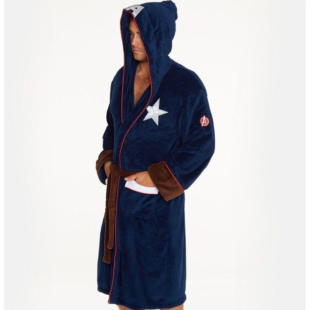 Captain America Dressing Gown / Bathrobe (Civil war affinity wars rang ...