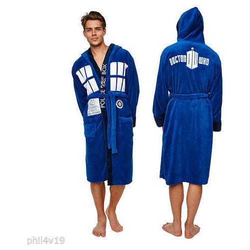 Doctor Dr Who Tardis Dressing gown / bathrobe – Coolandnew