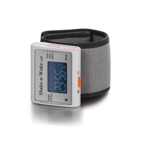 Shake n Wake Silent and Vibrating Travel Alarm Clock (Wrist Watch Deaf ...